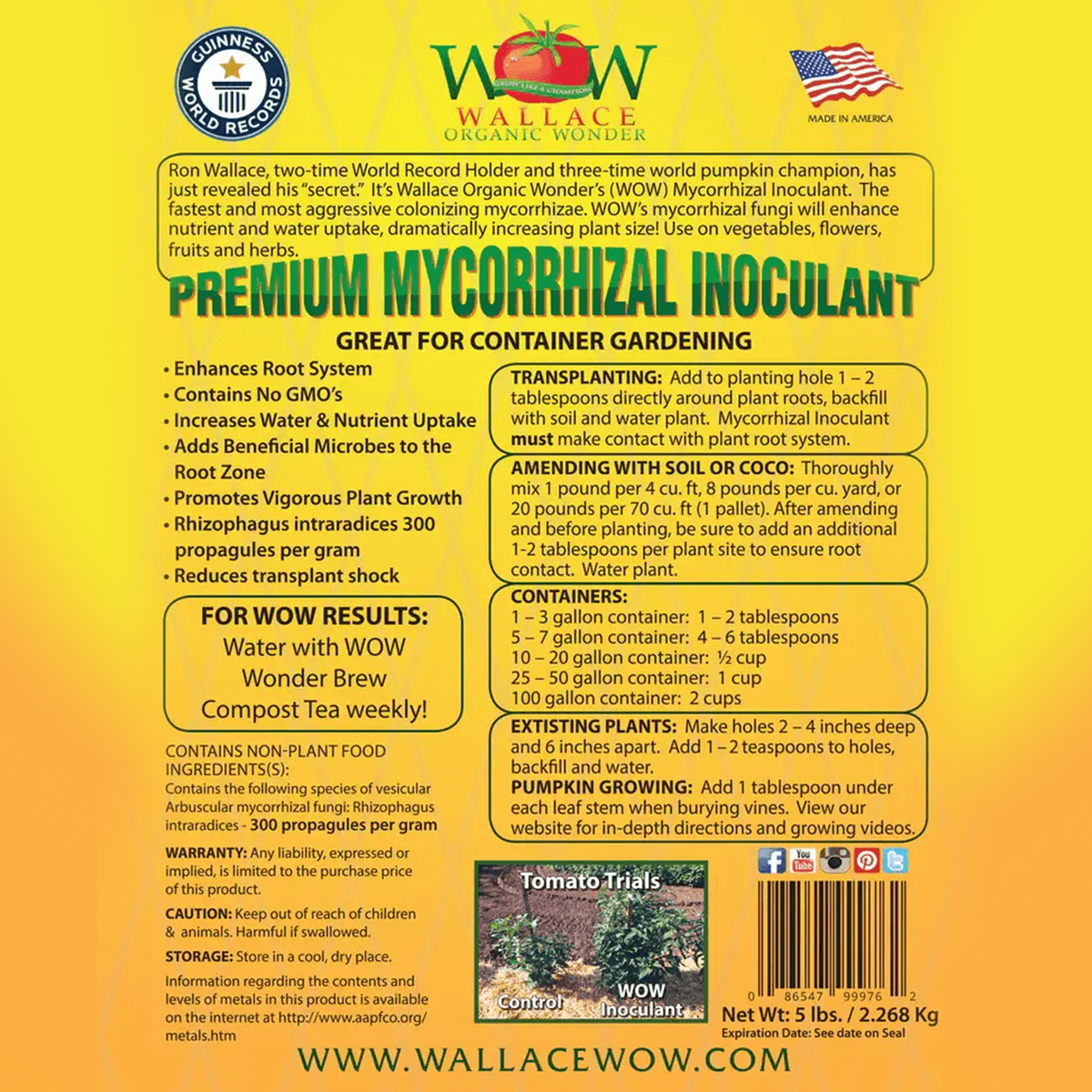 Buy Mycorrhizal Fungi Products – Wallace Organic Wonder