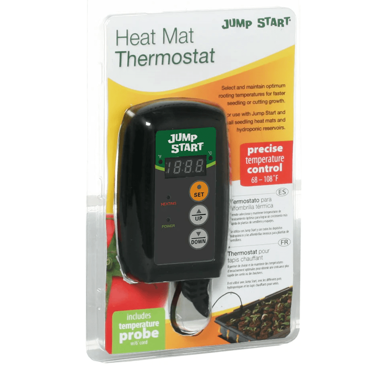 Jump Start Digital Temperature Controller for Heat Mats Wallace Organi ...