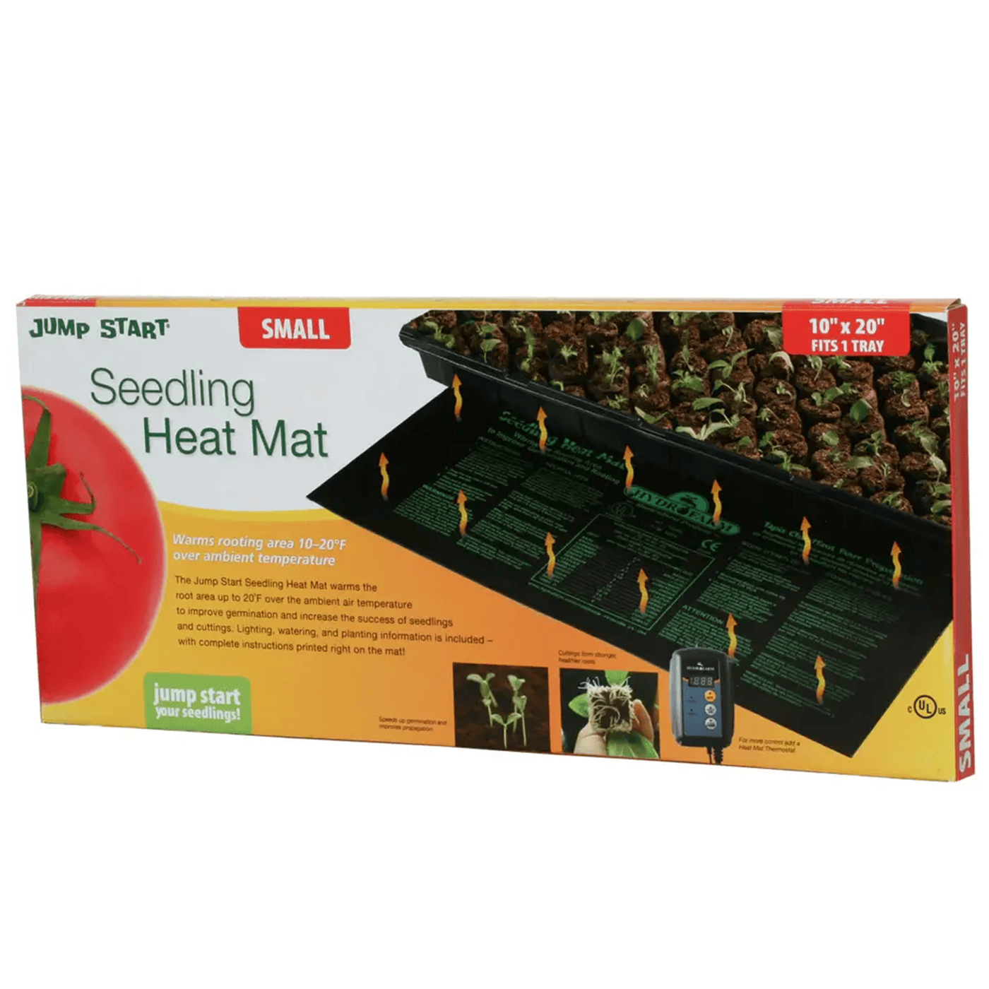 Jump Start Seedling Heat Mat, 8.875" x 19.5", 17W Wallace Organic Wond ...