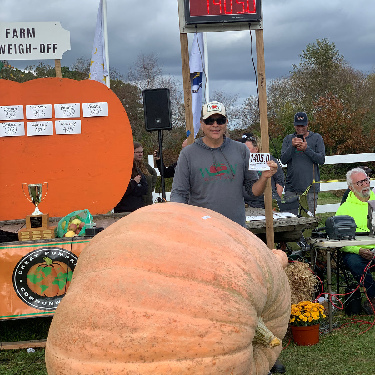 Giant Pumpkin Seeds 1405 Wallace – Wallace Organic Wonder