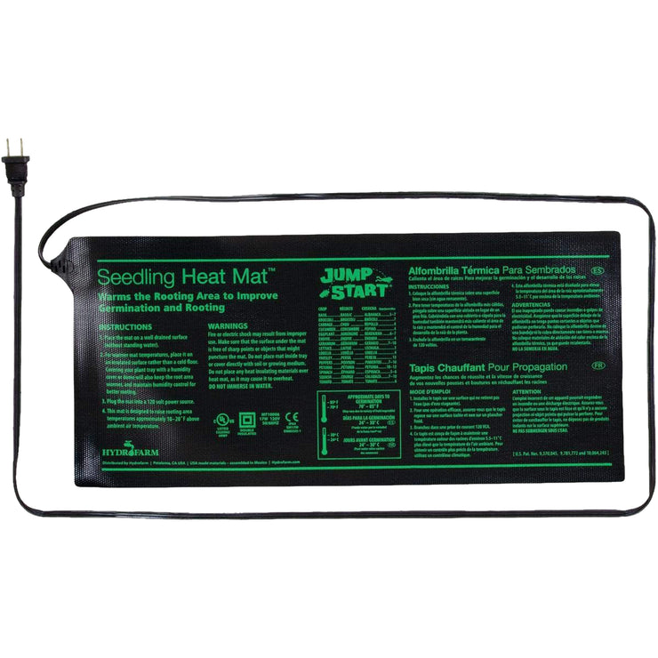 Jump Start Seedling Heat Mat, 8.875" x 19.5", 17W Wallace Organic Wond ...