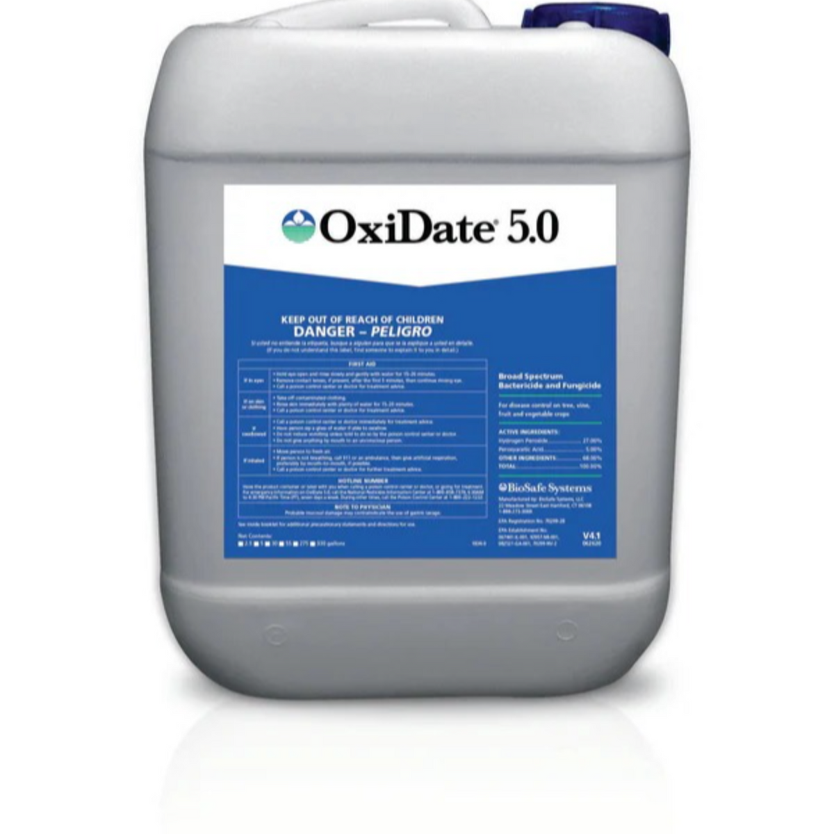 Oxidate 5.0 - 2.5 Gallon Fungicide / Bactericide – Wallace Organic Wonder