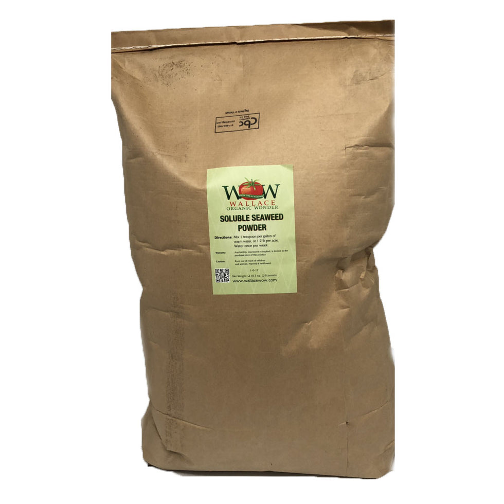Organic Fertilizer, Soluble Seaweed Powder Wallace Organic Wonder